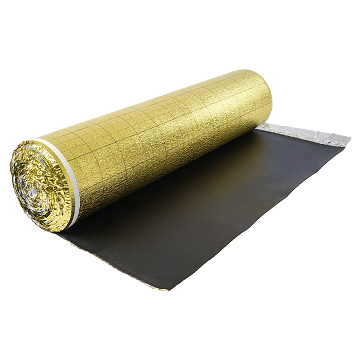 VEVOR Floor Underlayment 200 sq ft Roll 3mm Vapor Barrier Soundproofing Gold | Wayfair
